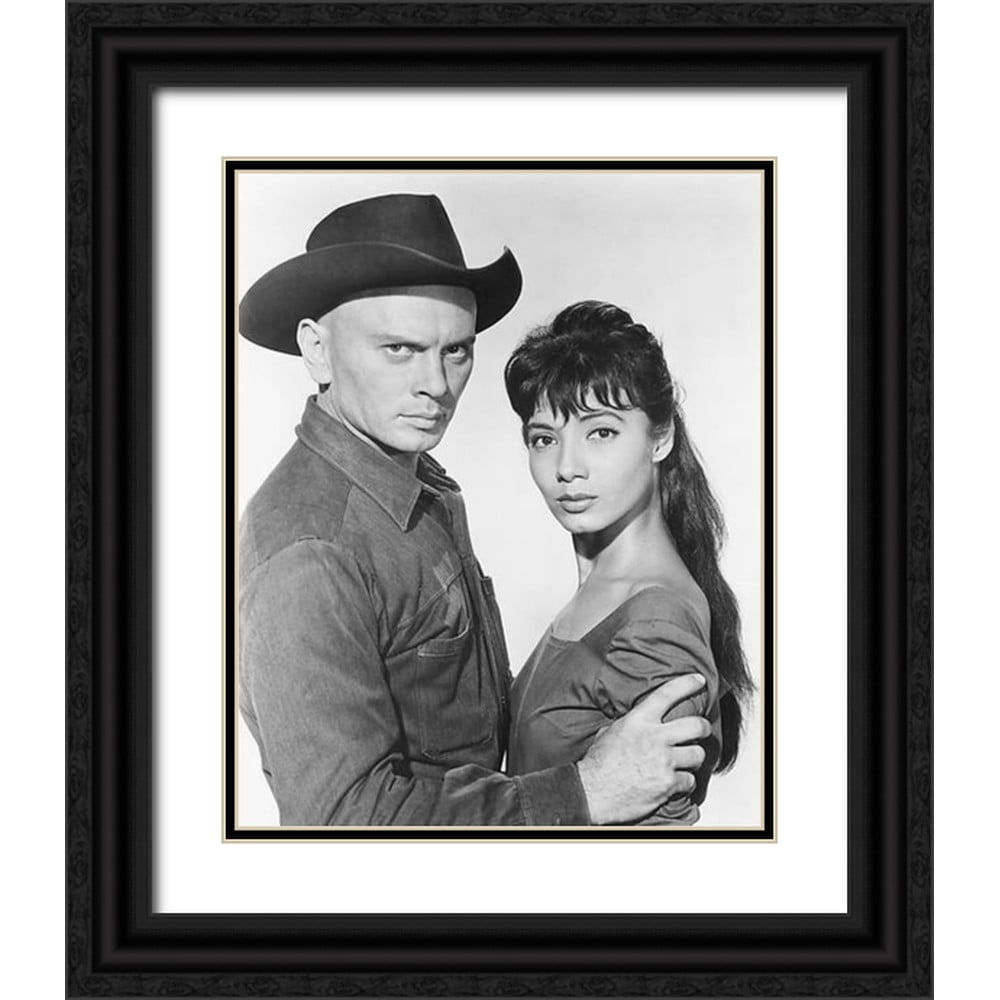 Vintage Hollywood Archive 12x14 Black Ornate Wood Framed with Double Matting Museum Art Print ...