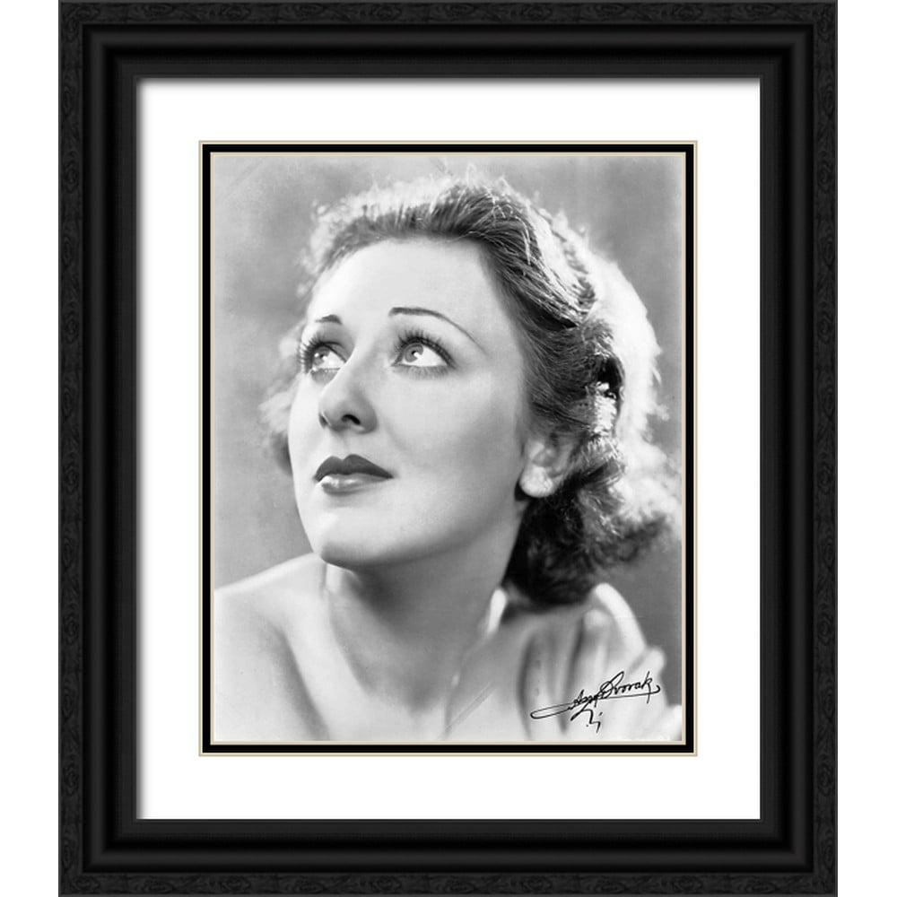 Vintage Hollywood Archive 12x14 Black Ornate Wood Framed with Double Matting Museum Art Print ...