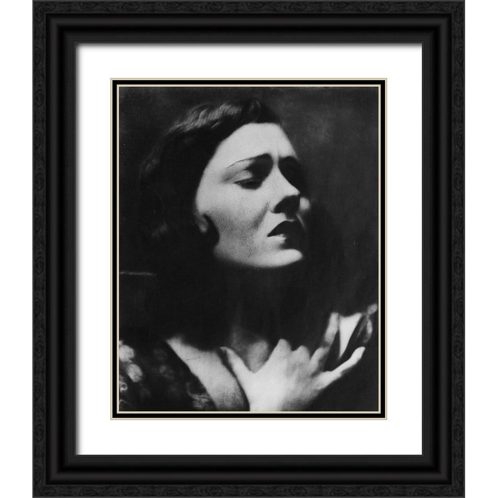 Vintage Hollywood Archive 12x14 Black Ornate Wood Framed with Double Matting Museum Art Print ...