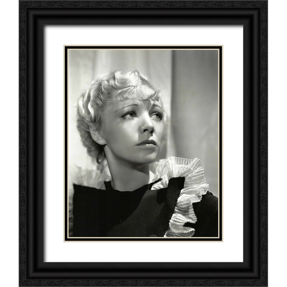 Vintage Hollywood Archive 12x14 Black Ornate Wood Framed with Double Matting Museum Art Print ...