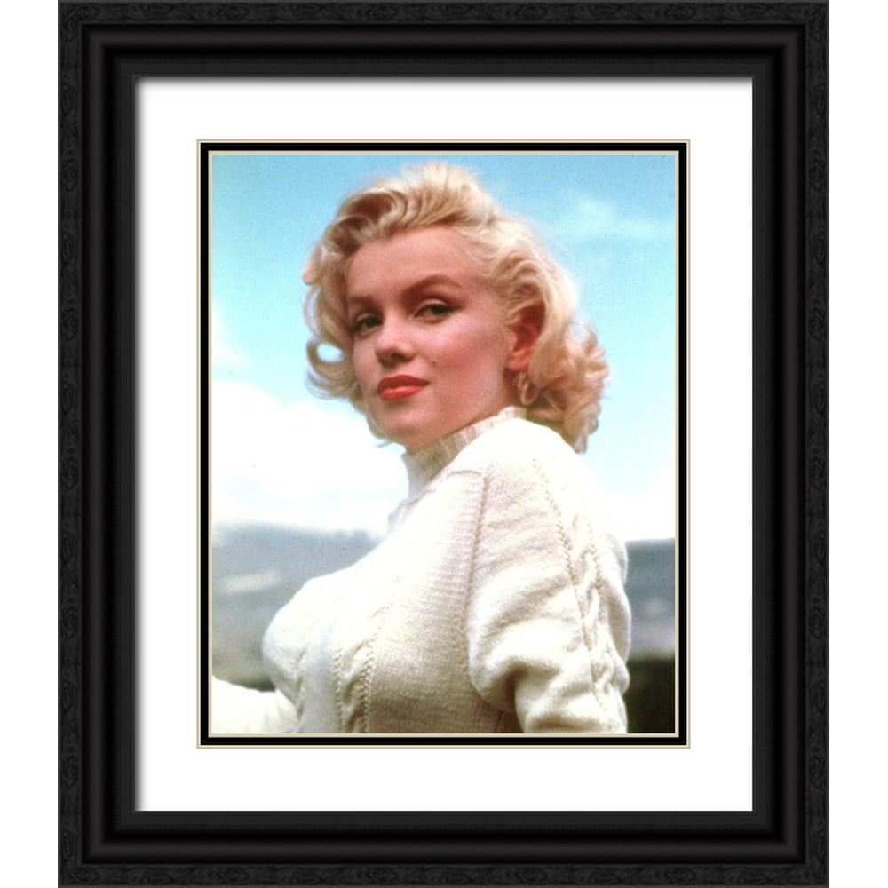 Vintage Hollywood Archive 12x14 Black Ornate Wood Framed with Double Matting Museum Art Print ...