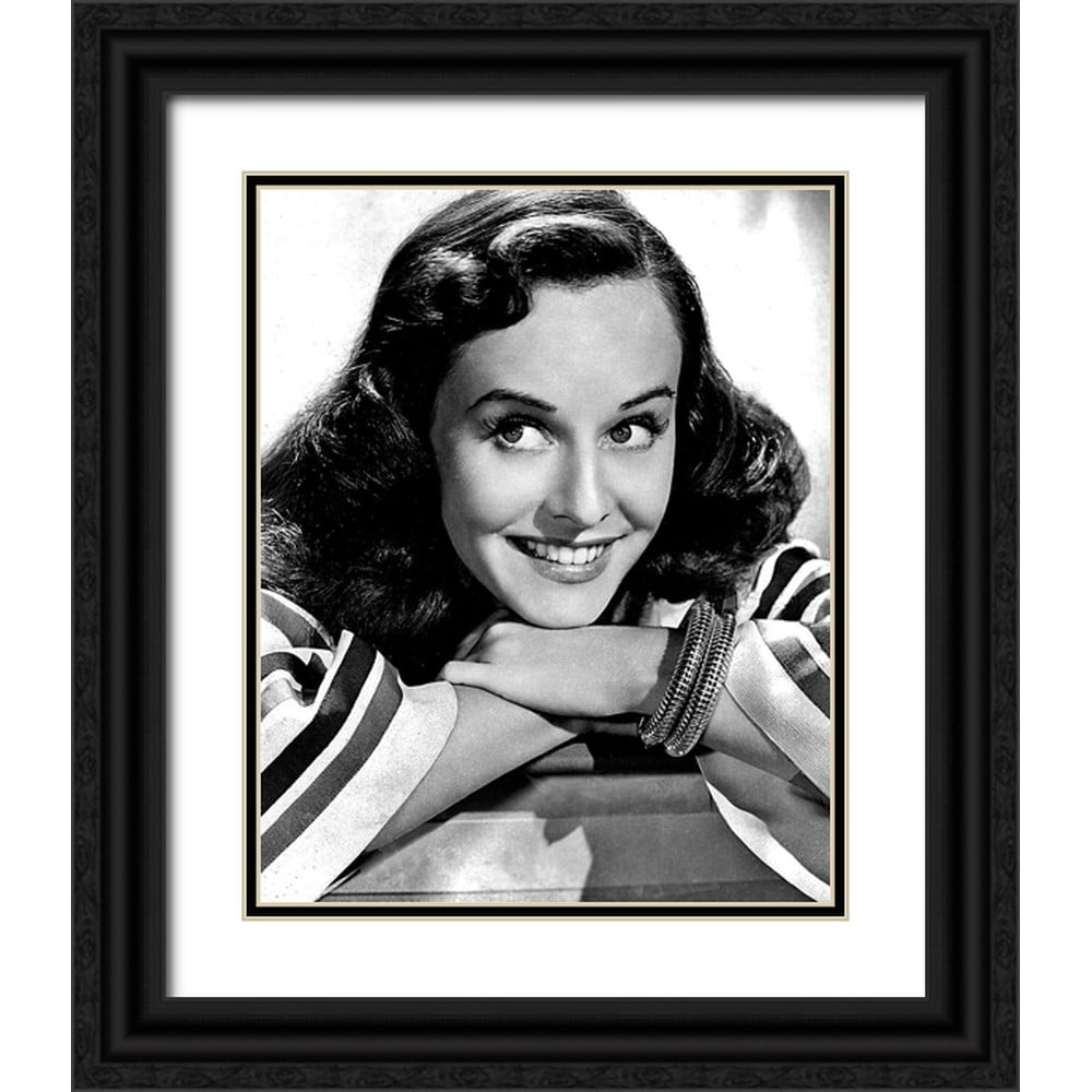 Vintage Hollywood Archive 12x14 Black Ornate Wood Framed with Double Matting Museum Art Print ...