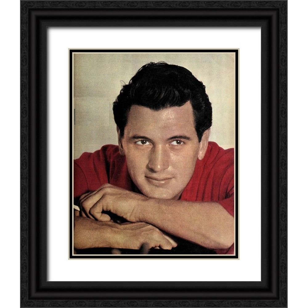 Vintage Hollywood Archive 12x14 Black Ornate Wood Framed with Double Matting Museum Art Print ...