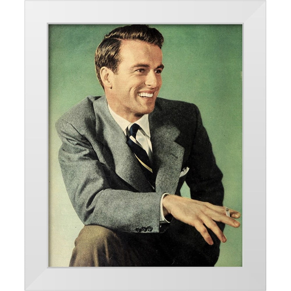 Vintage Hollywood Archive 12x14 White Modern Wood Framed Museum Art ...