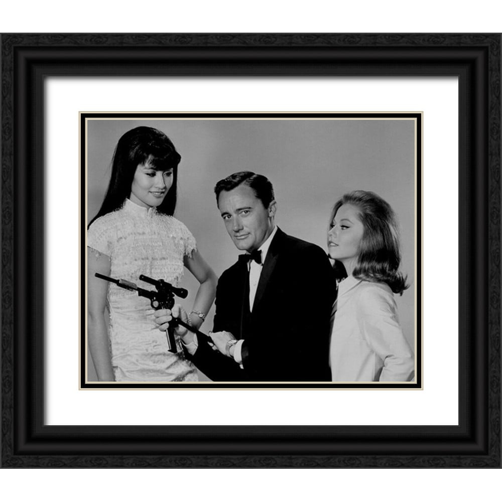 Vintage Hollywood Archive 14x12 Black Ornate Wood Framed with Double ...