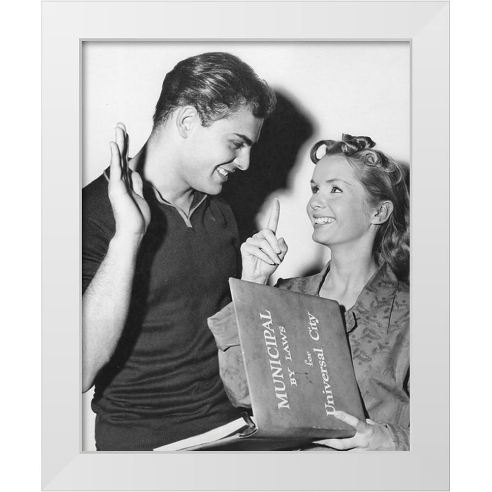 Vintage Hollywood Archive 15x18 White Modern Wood Framed Museum Art ...