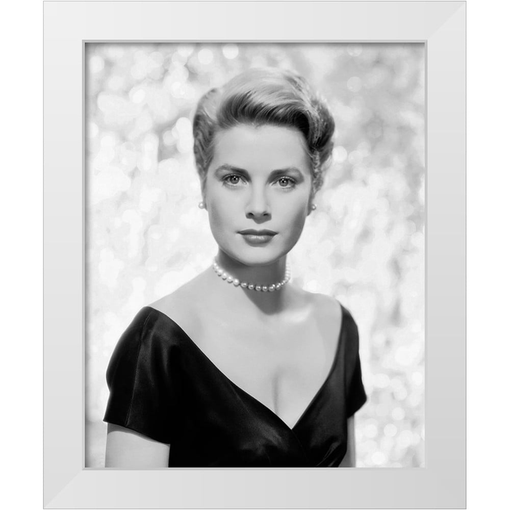 Vintage Hollywood Archive 26x32 White Modern Wood Framed Museum Art Print Titled - Grace Kelly ...