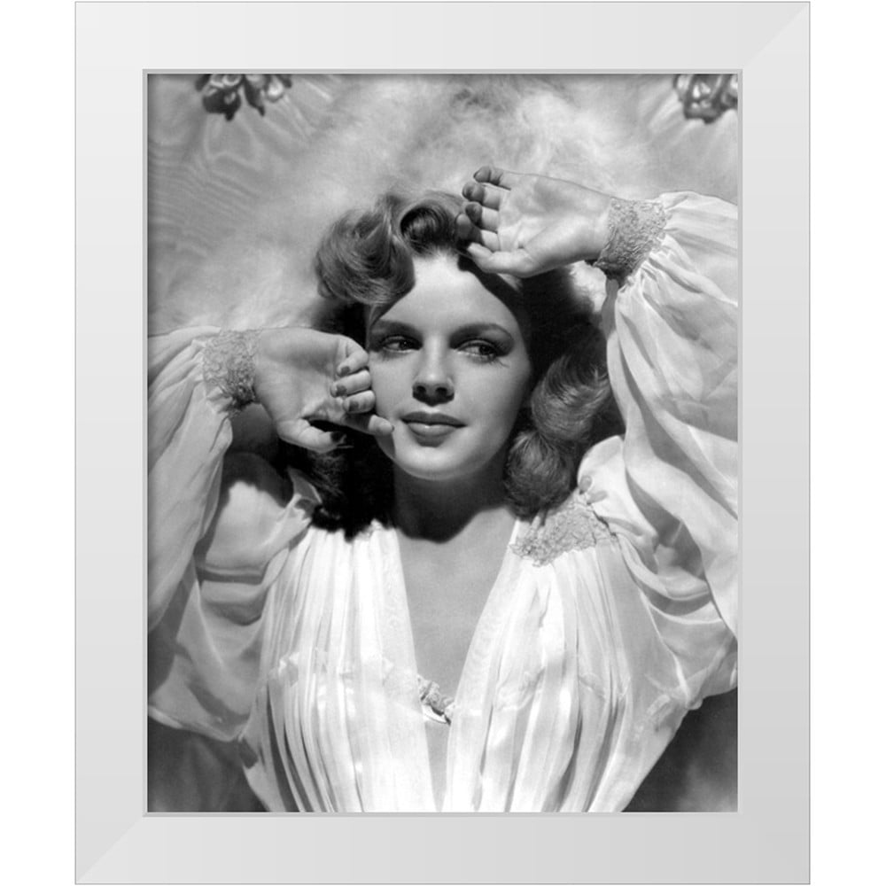 Vintage Hollywood Archive 26x32 White Modern Wood Framed Museum Art Print Titled - Judy Garland ...