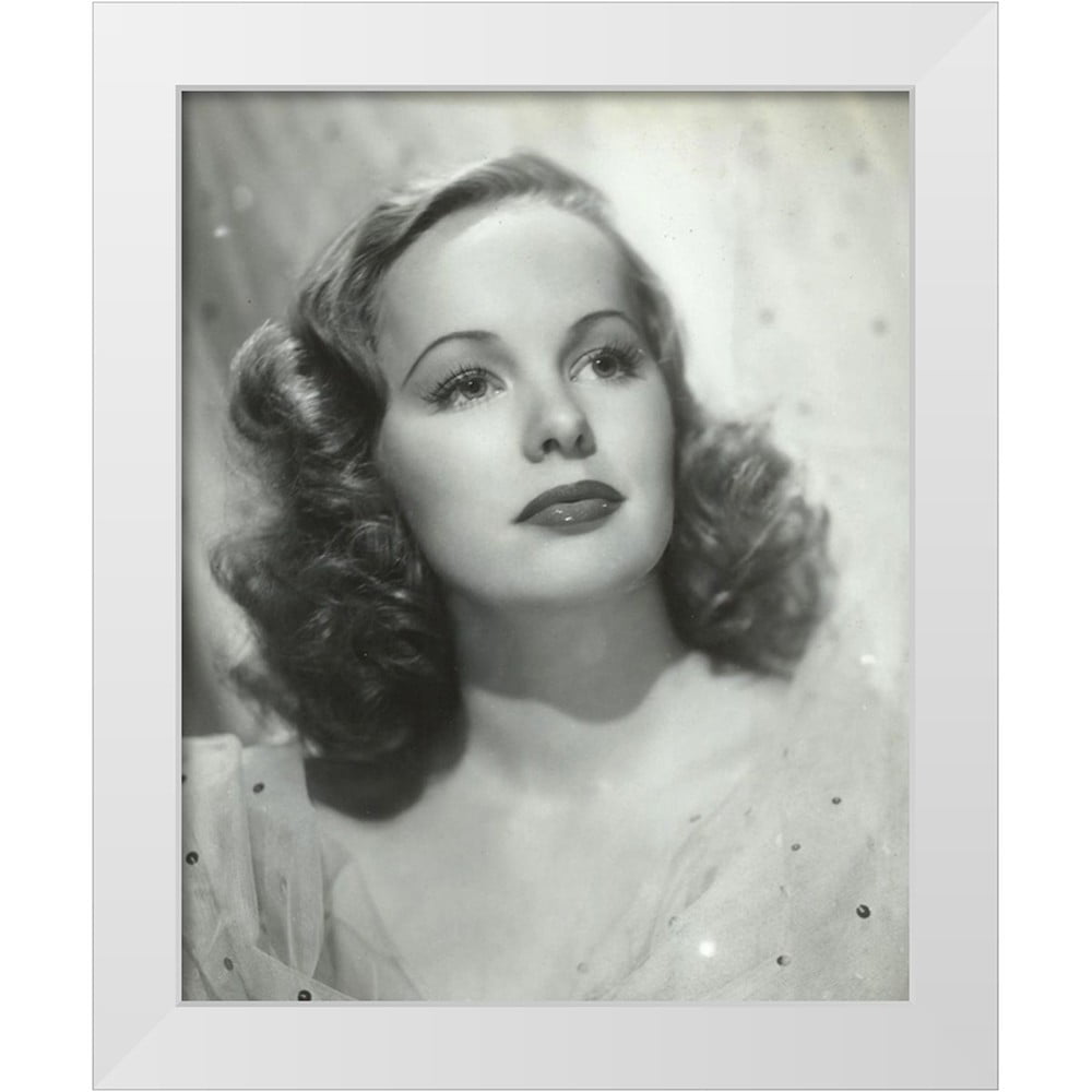 Vintage Hollywood Archive 26x32 White Modern Wood Framed Museum Art Print Titled - Peggy Cummins ...