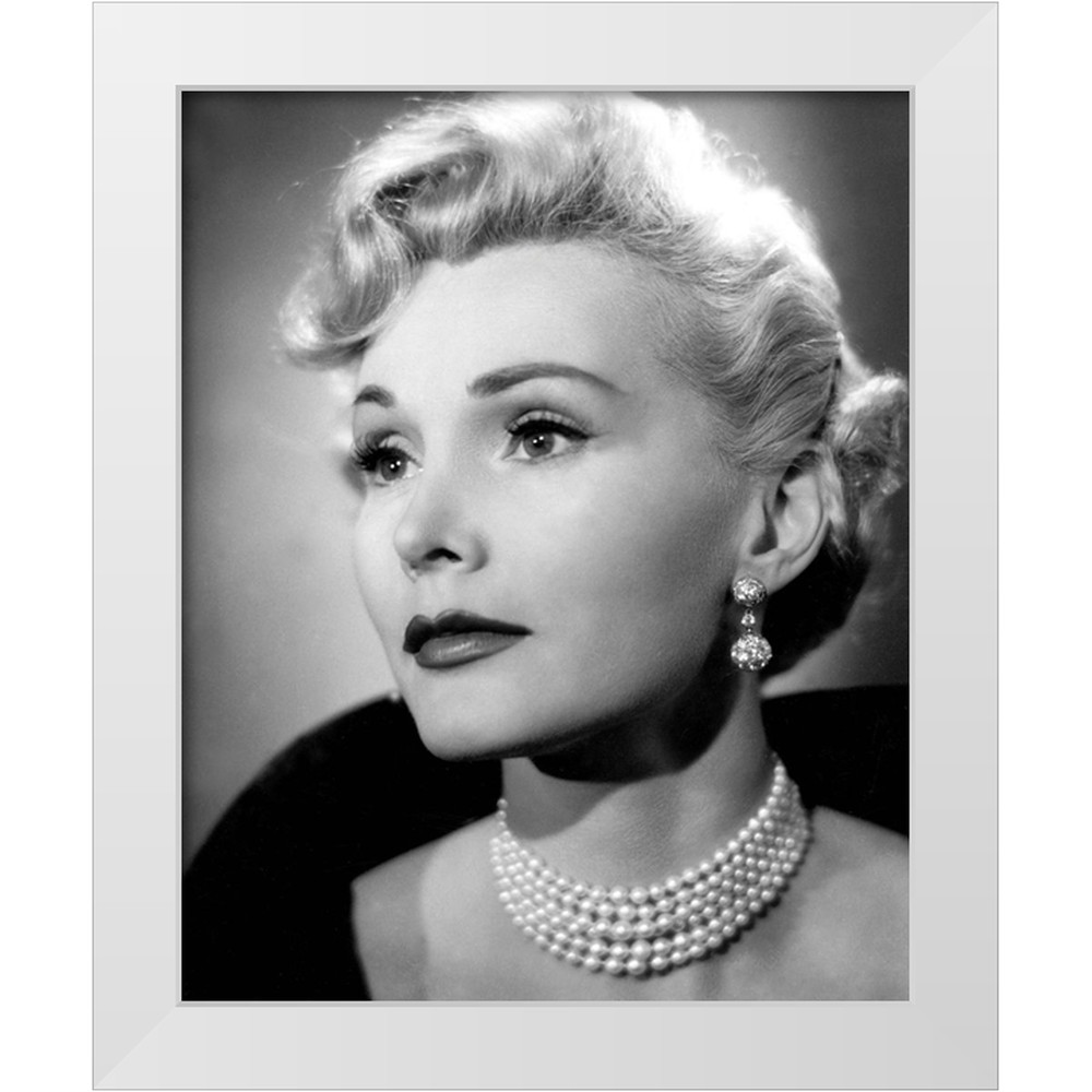 Vintage Hollywood Archive 26x32 White Modern Wood Framed Museum Art Print Titled - Zsa Zsa Gabor ...