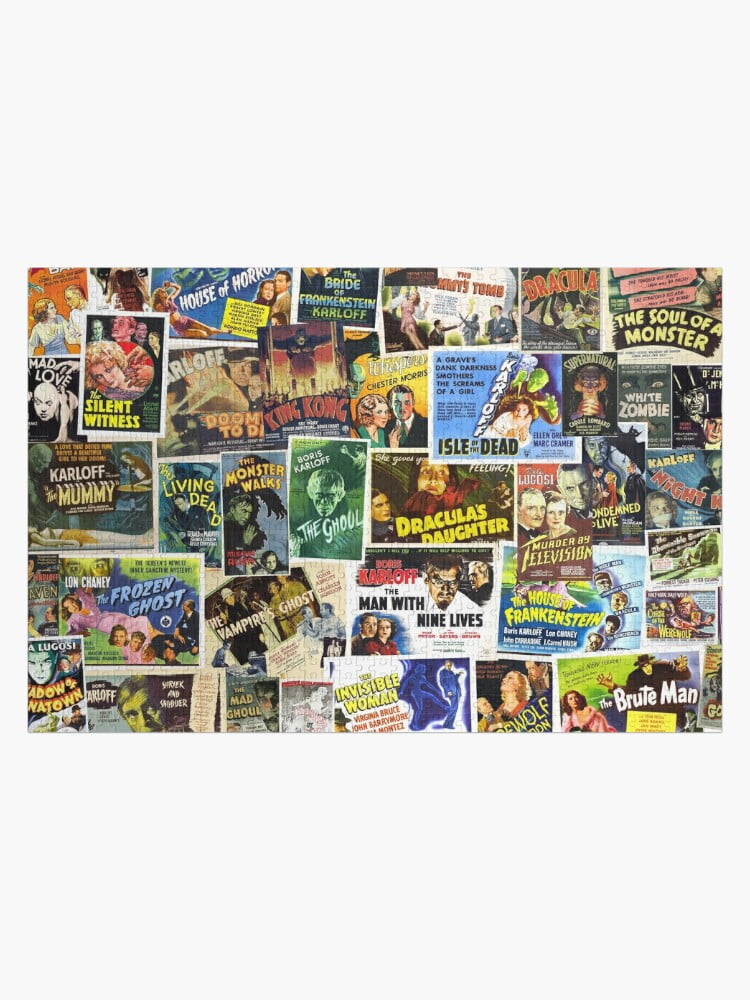 Vintage Horror Jigsaw Puzzle Funny Wooden Puzzles for Relaxation or ...