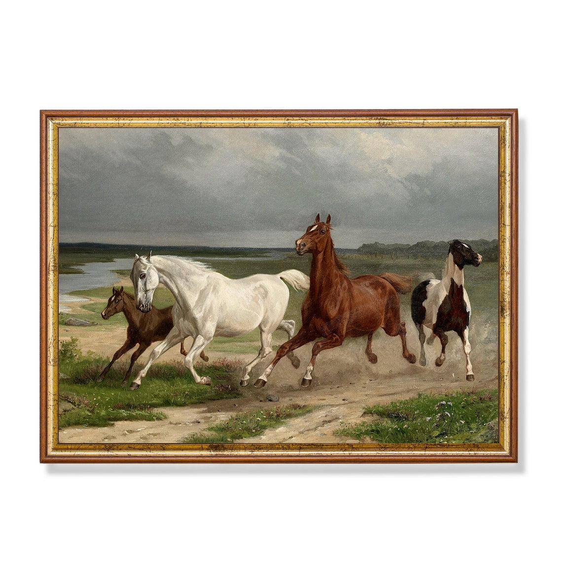 Vintage Horse Poster, Equestrian Wall Art UNFRAMED Poster, Wall Art for ...