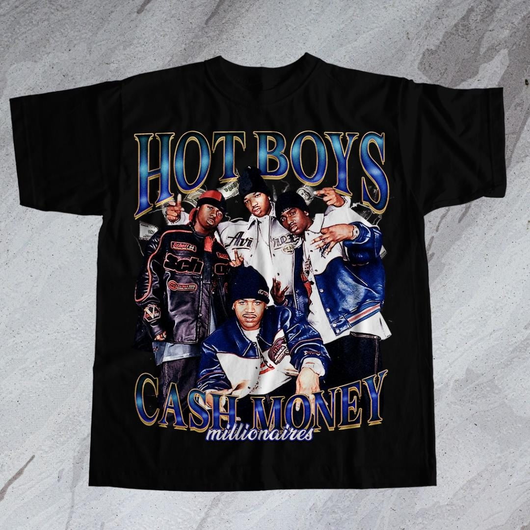 Vintage Hot Boys Cash Money Millionaires T-Shirt (100% Cotton ...