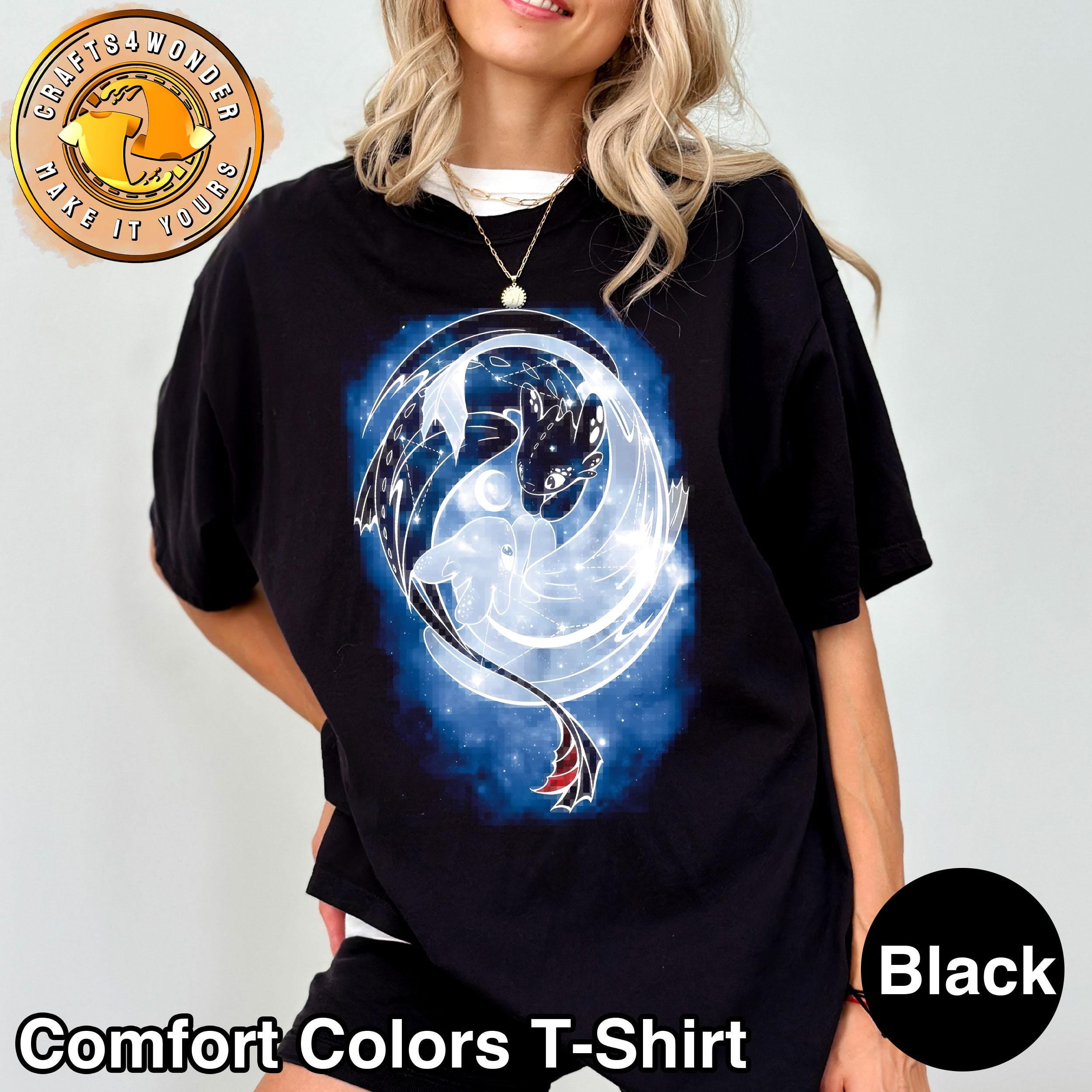 Vintage How To Train Your Dragon Shirt, Dragon Toothless Silhouette ...