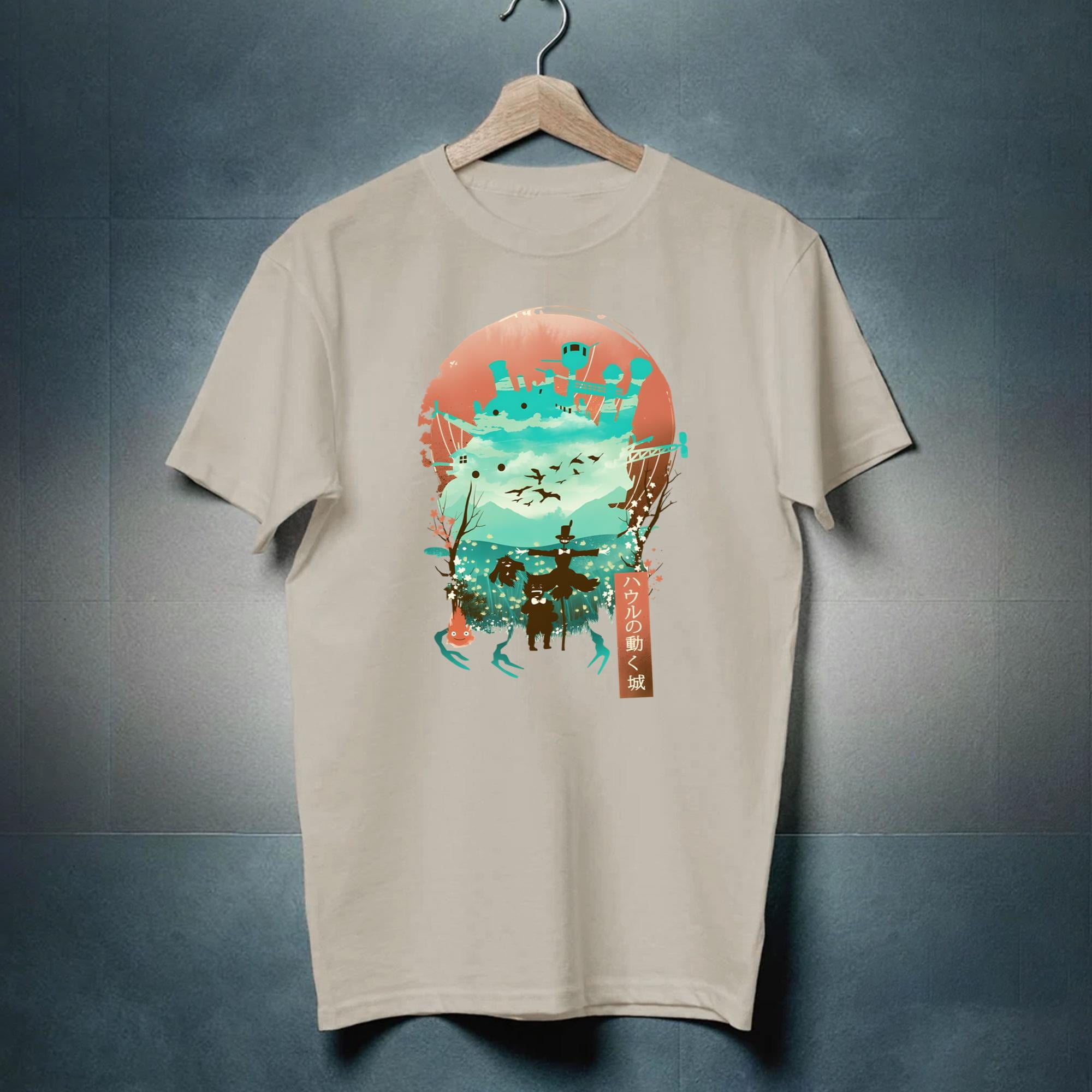 Vintage Howl's Moving Castle Shirt, Howl T-Shirt, Studio Ghibli Shirt ...