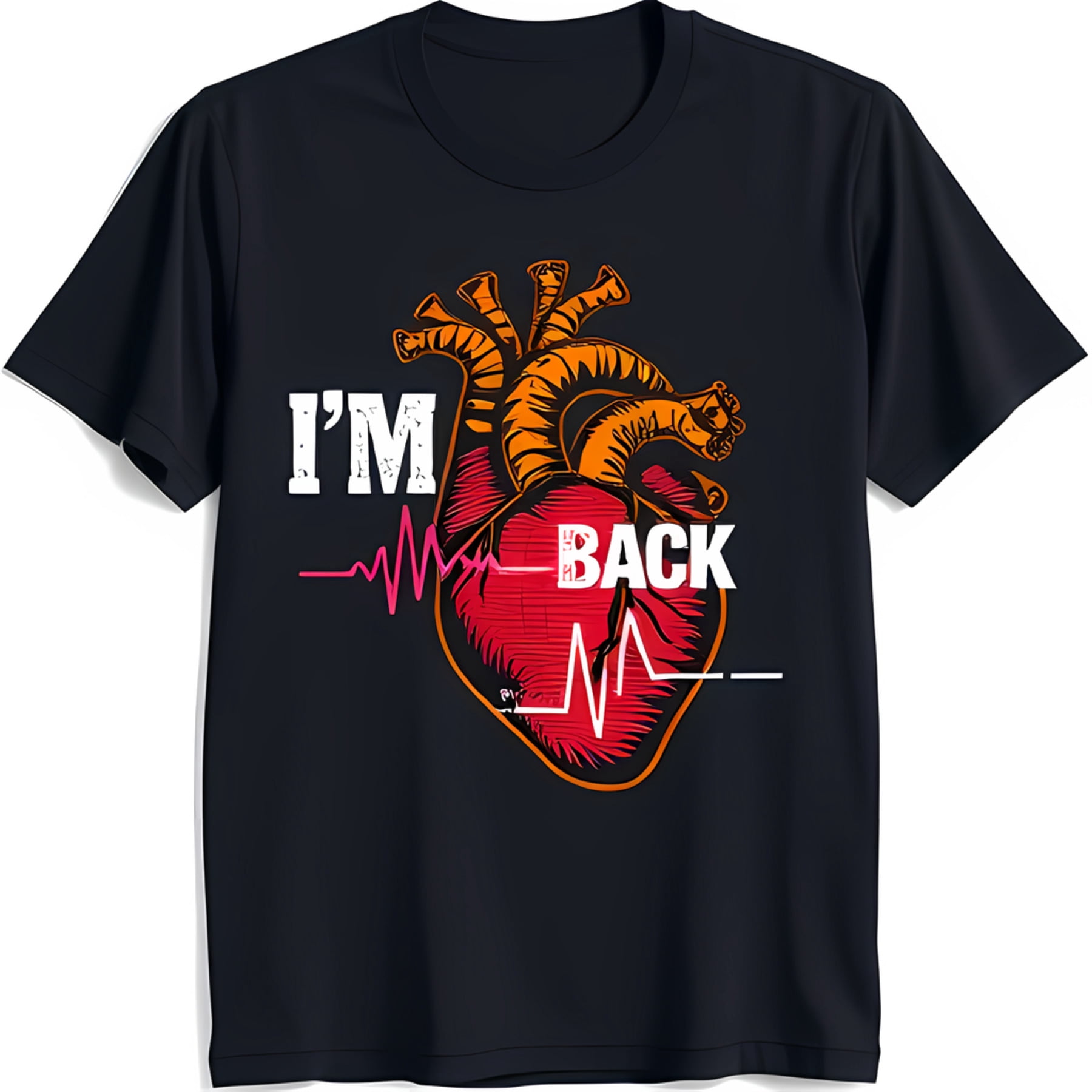 Bold Black T-Shirt with Colorful 'Eater Bitl Delight' Graphic - Walmart.com