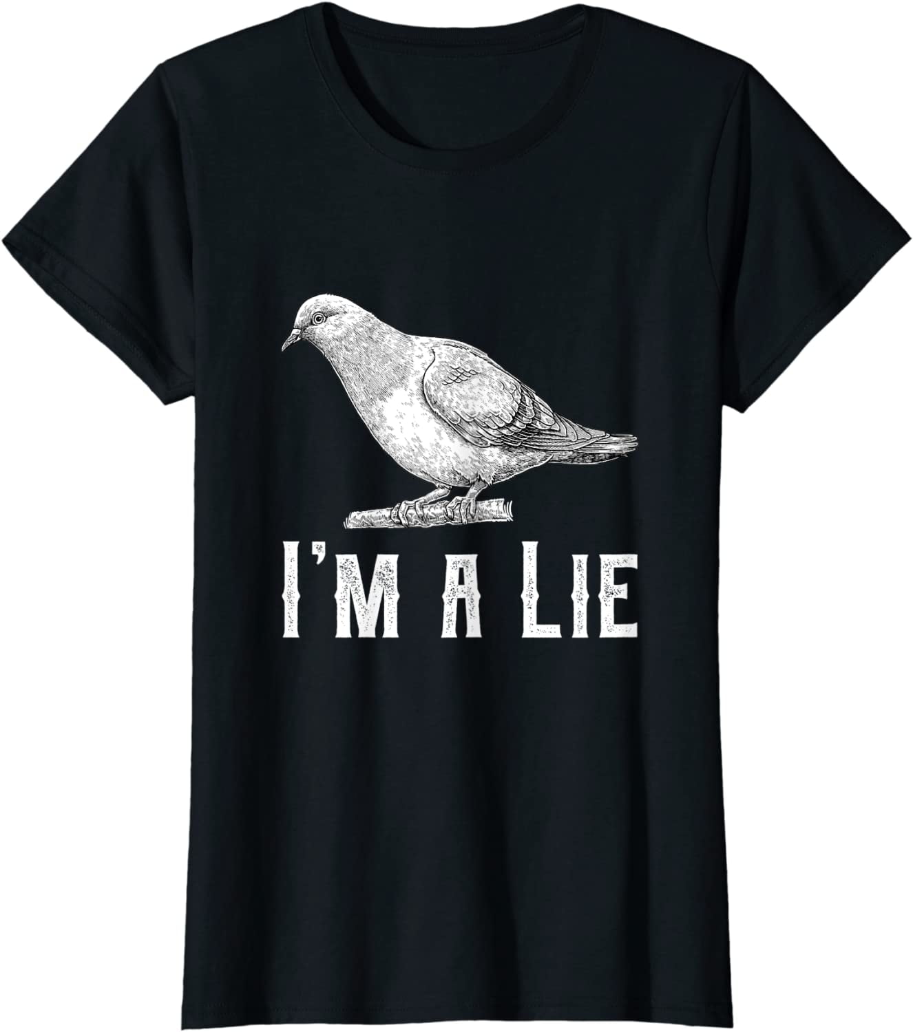 Vintage I Am A Lie Bird Aren't Real Spies Awesome Cute Gift T-Shirt ...