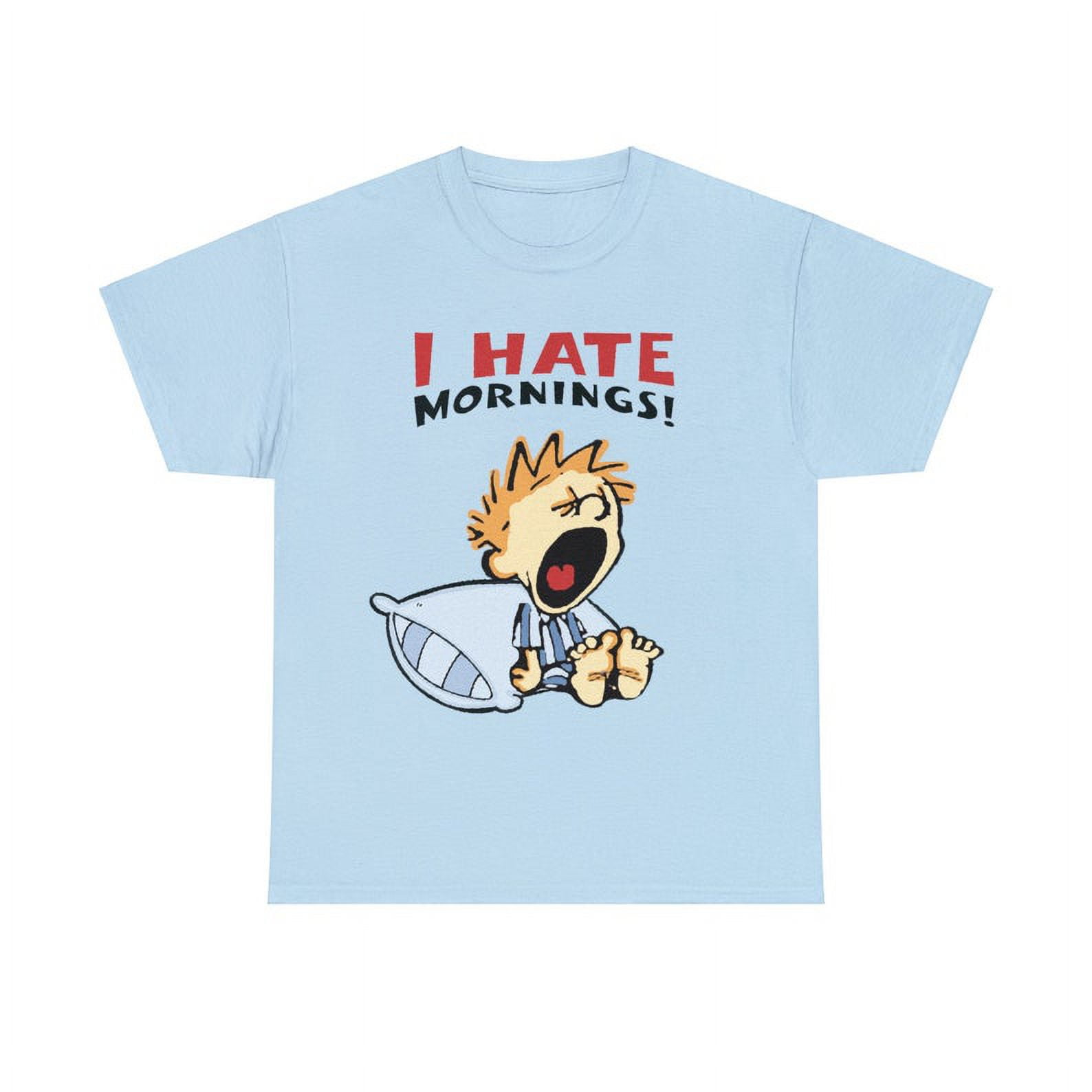 Vintage I Hate Mornings Tshirt, Retro Cartoon Tshirt, Baggy Fit Graphic ...
