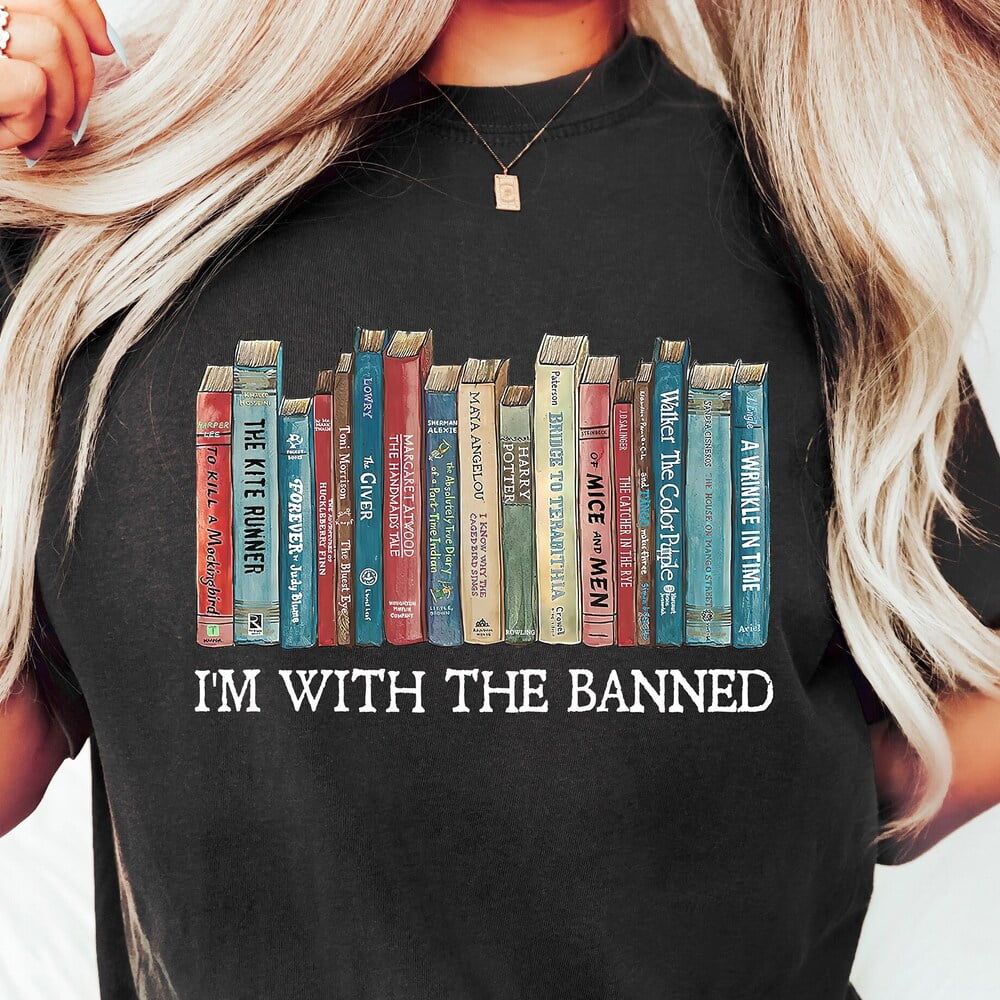 Vintage I'M With The Banned, Banned Books, Banned Books, Unisex Super ...