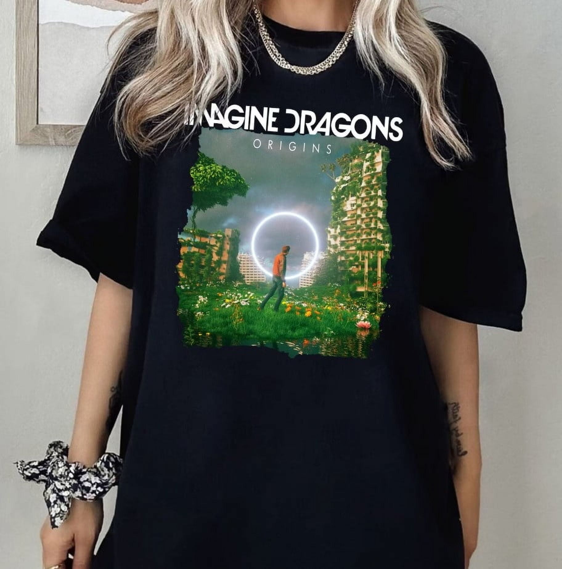 Vintage Imagin Draguns Origins Album Cover shirt - Walmart.com