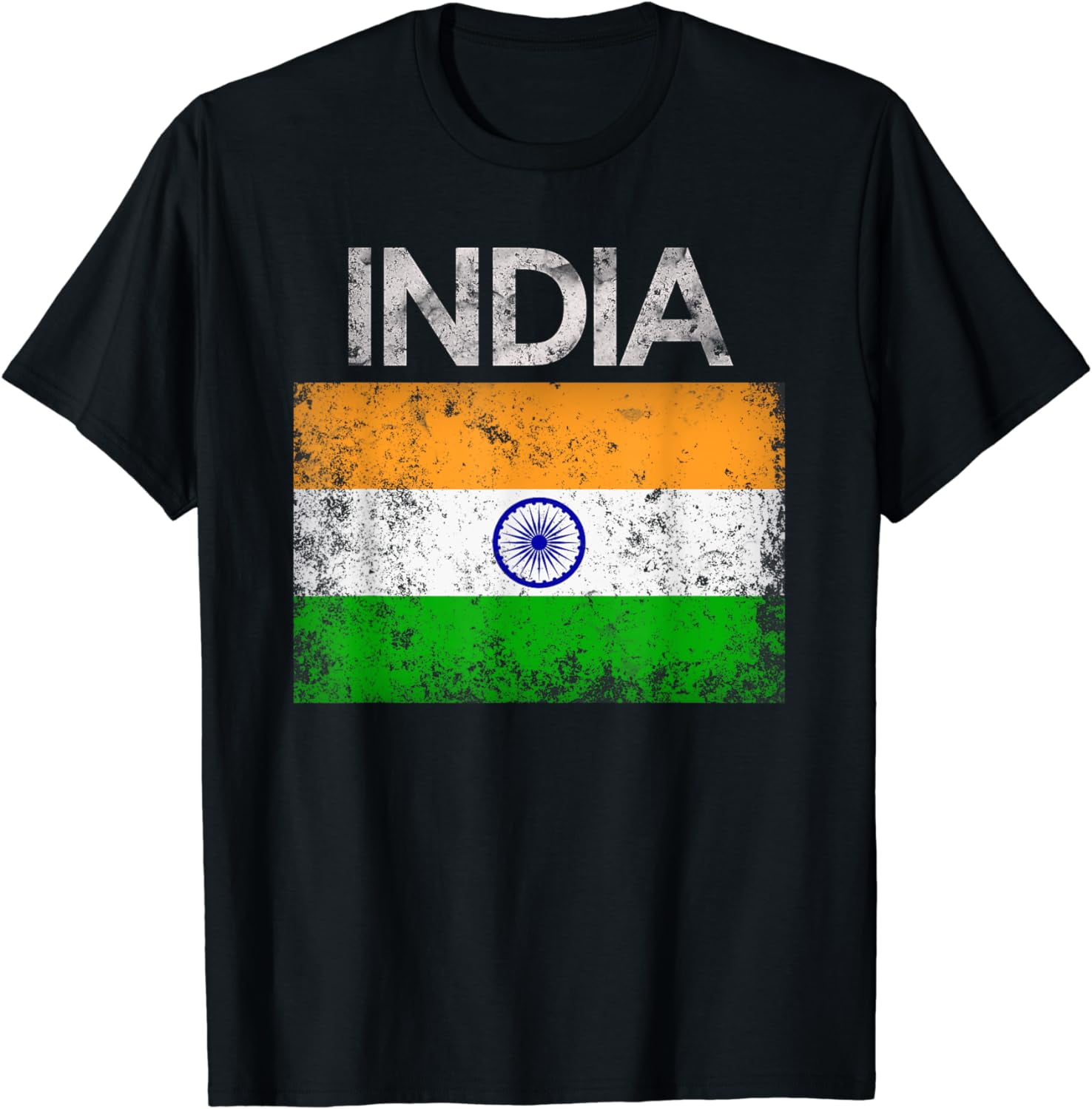 Vintage India Indian Flag Pride Gift T-Shirt - Walmart.com