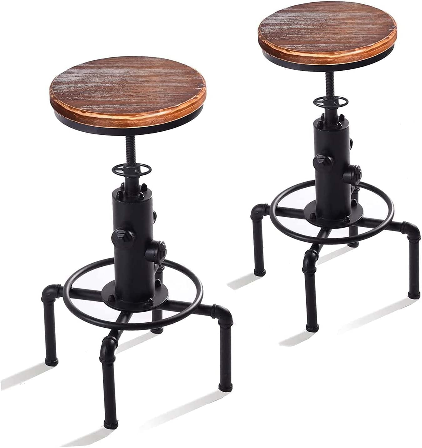 Vintage Industrial Bar Stools,Kitchen Counter Bar Stool Height ...