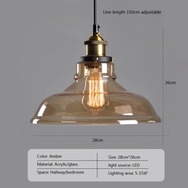 FINE MAKER Basketball Pendant Light Glass Industrial Chandelier Sport ...