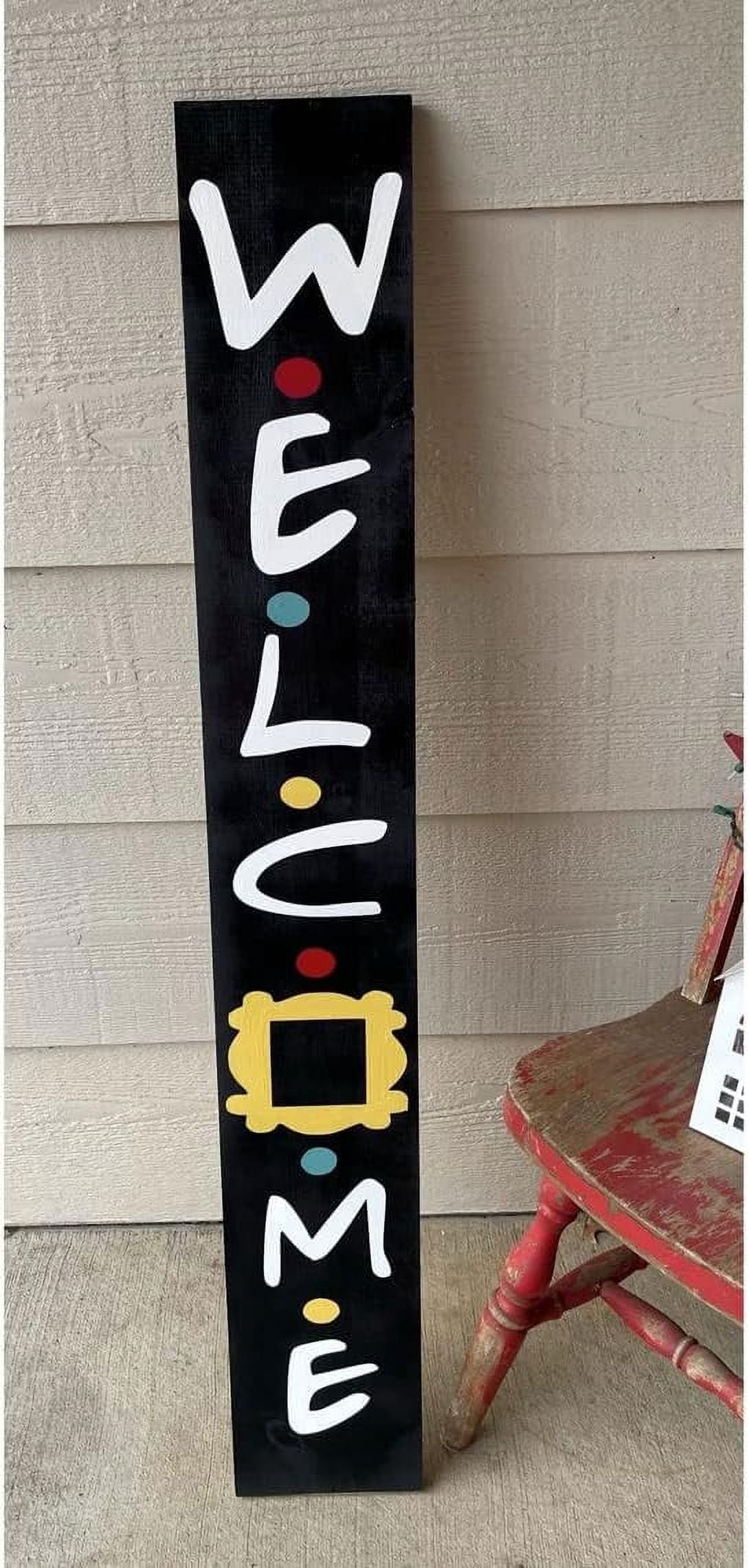 Vintage Inspirational Friends Inspired Porch Wood Welcome for Home ...