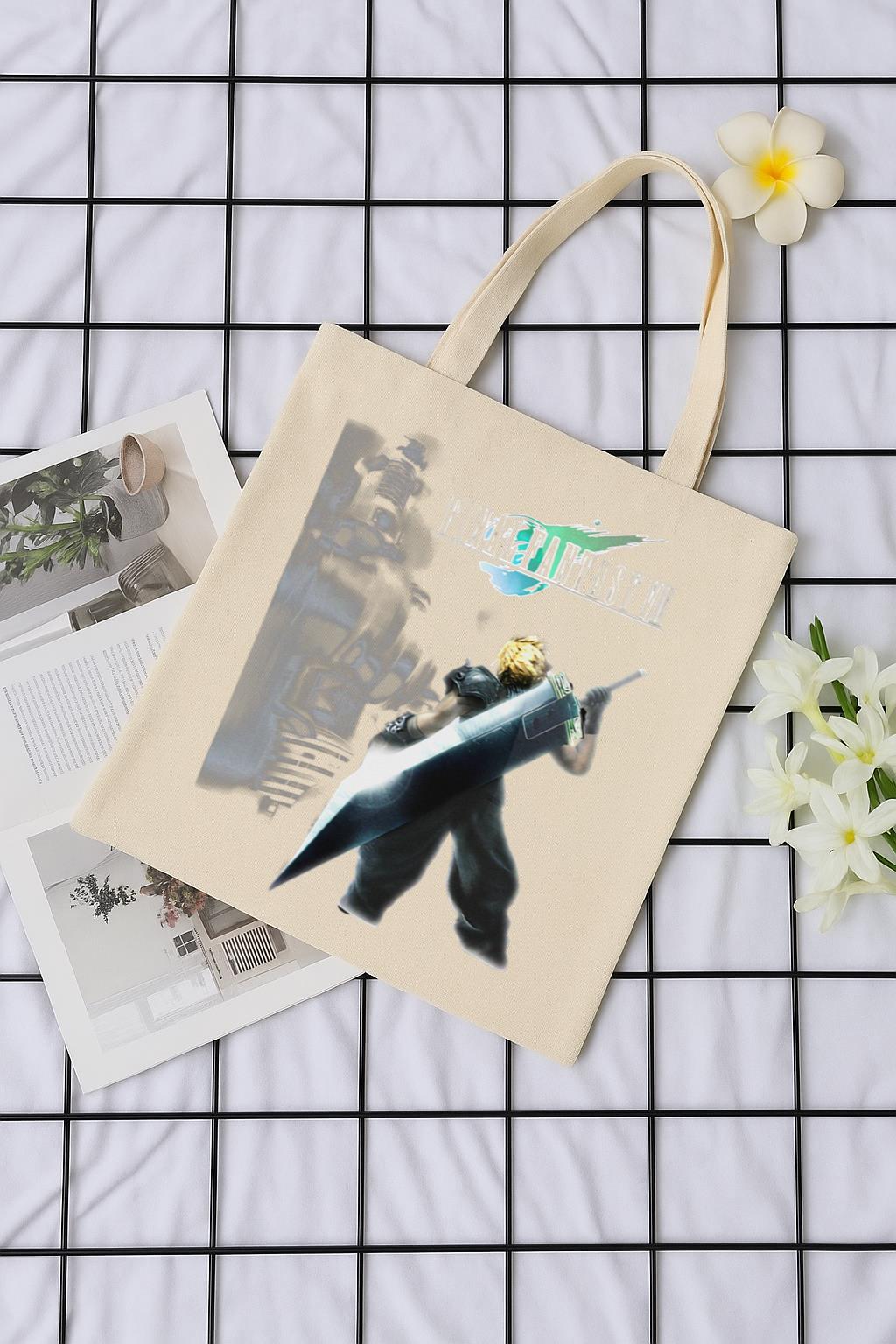 Vintage Inspired Final Fantasy VII Bag - Cloud Strife Final Fantasy 7 ...
