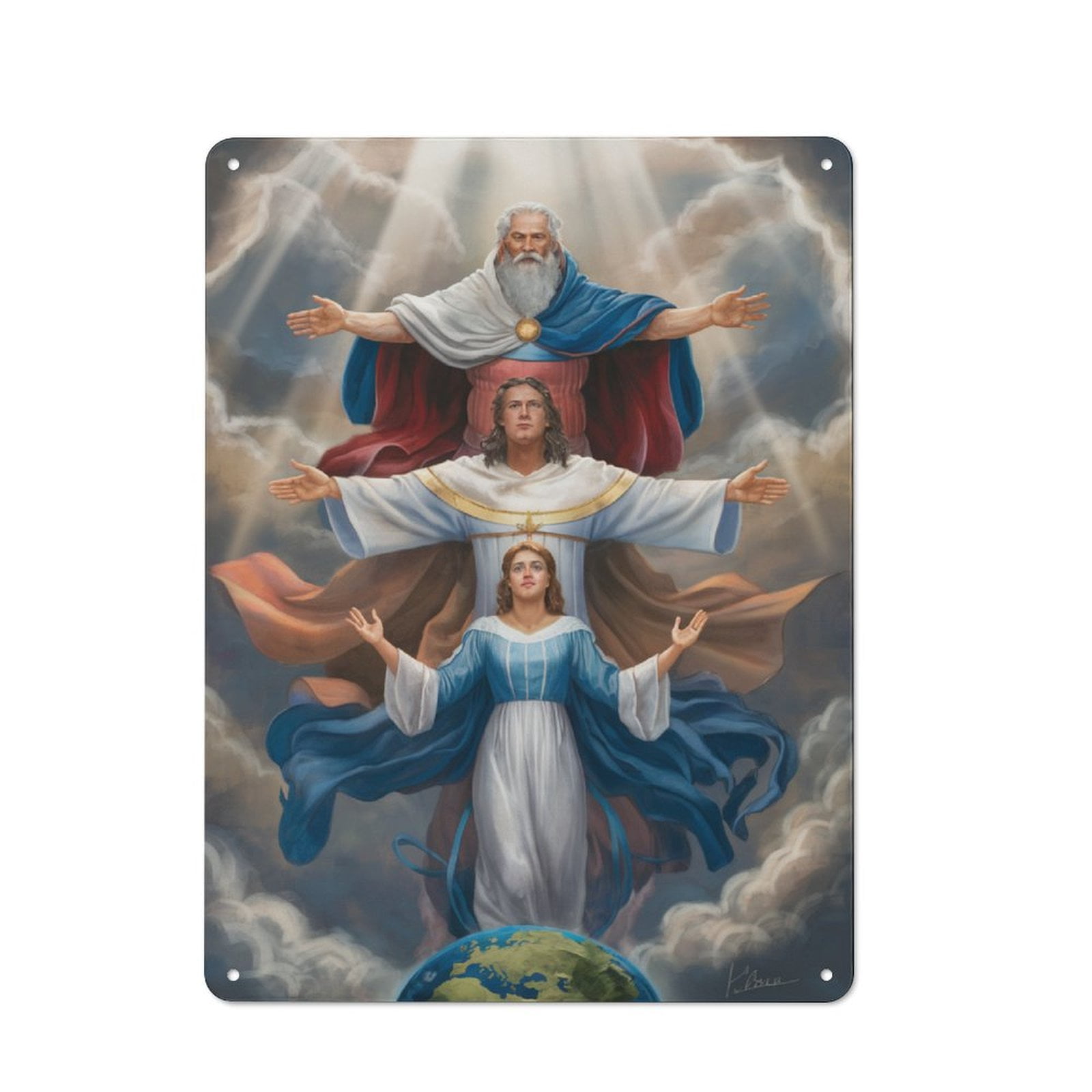 Vintage-Inspired The Most HOLY TRINITY of GOD 4 Metal Tin Sign ...
