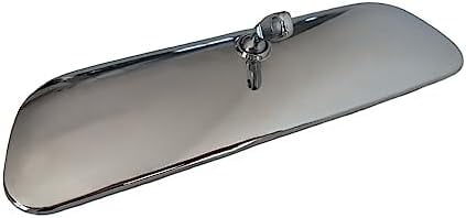 Vintage Interior Rear View Mirror Chrome For 1958-1966 Chevy Full Size ...