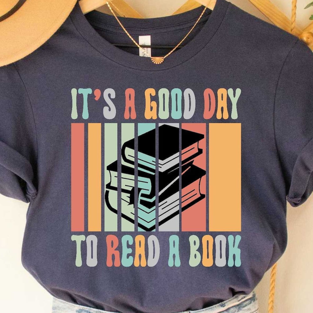 Vintage It Is A Good Day To Read A Book Book Lover Reading Teacher ...