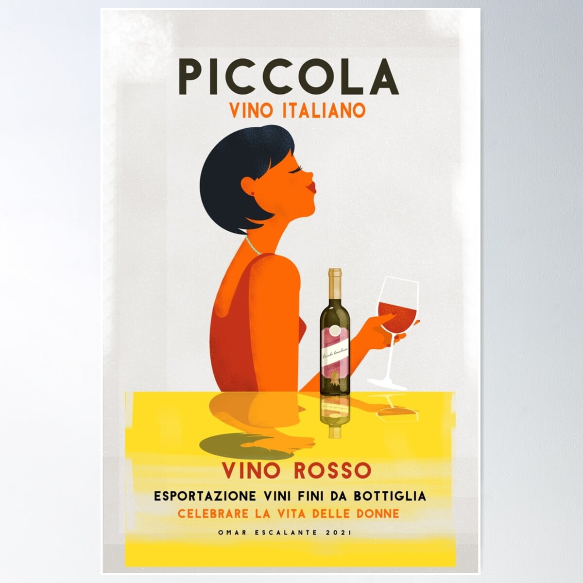 Vintage Italian Alcohol Advertising Poster Retro Ads Poster Wall Art ...