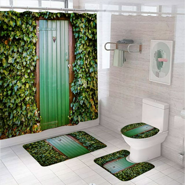 Vintage Italian Restaurant Architecture Shower Curtain Sets St Houses