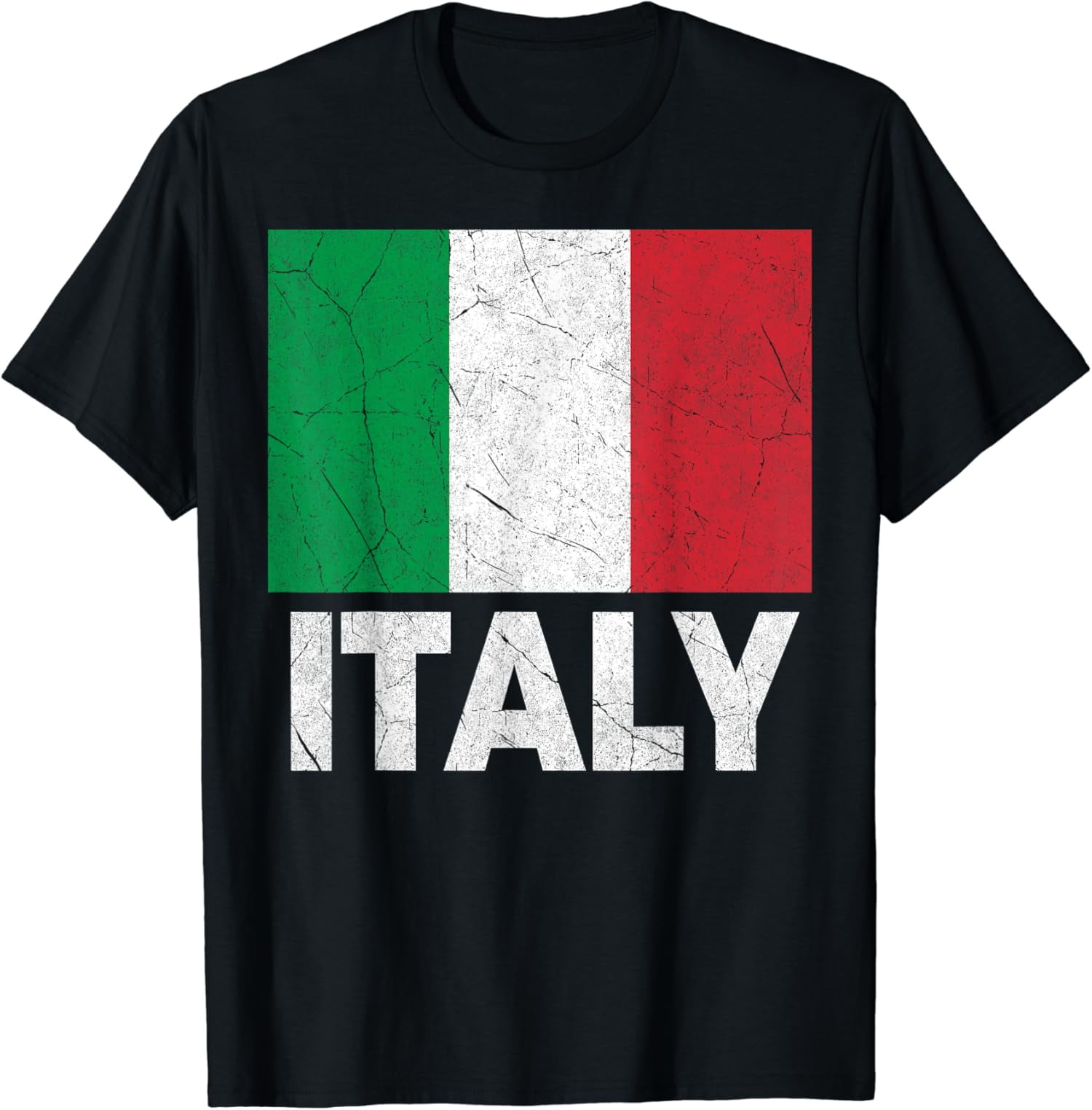 Vintage Italy Flag Italia Pride Italian Family Italiano T-Shirt ...
