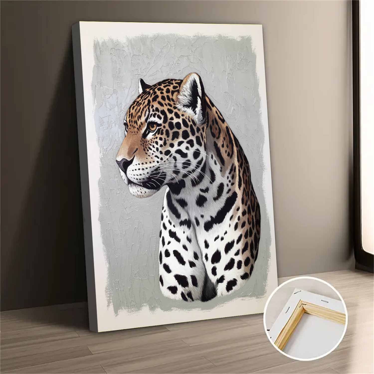 Vintage Jaguar Canvas Wall Art Print for Bedroom Living Room Home Decor ...