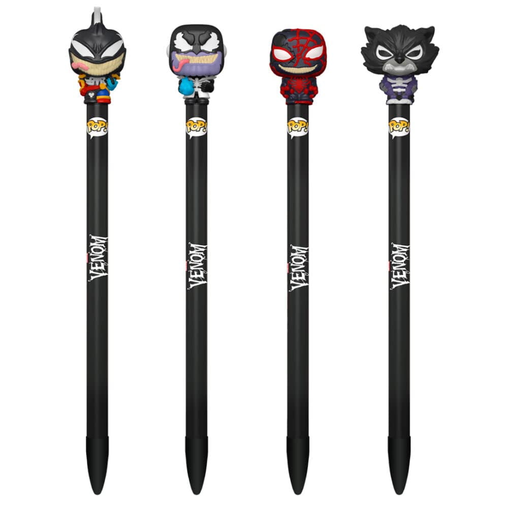 Marvel Funko Venom Pop! Topper Pen - Pen Topper Thanos - Rocket - Miles ...