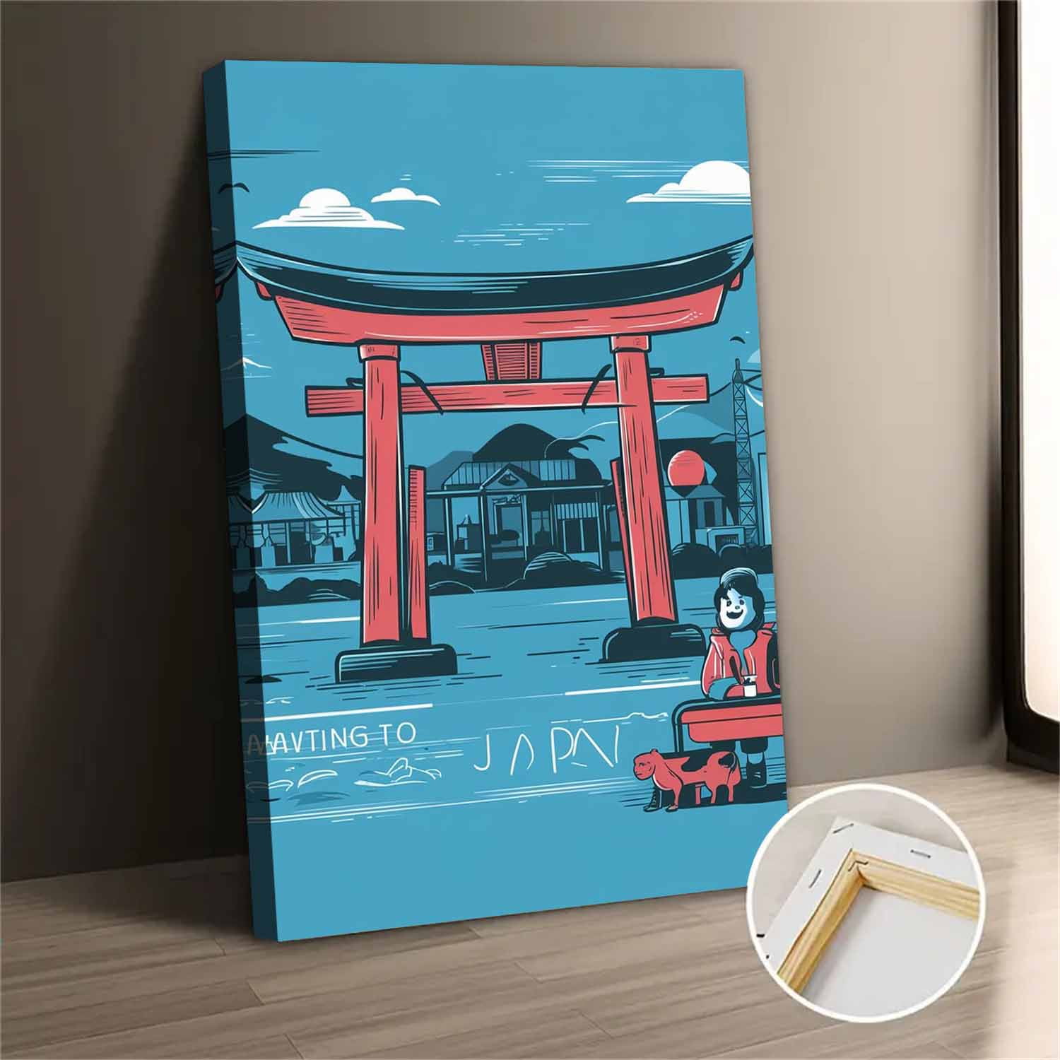 Vintage Japan Travel Wall Art Canvas Painting Print For Bedroom ...