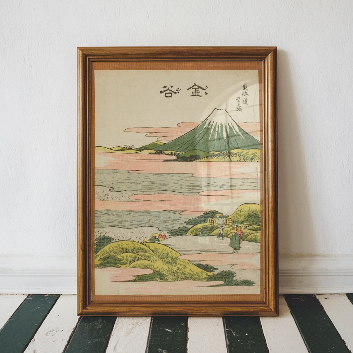 Vintage Japanese Poster, Hokusai'S Thirty-Six Views Of Mount Fuji ...