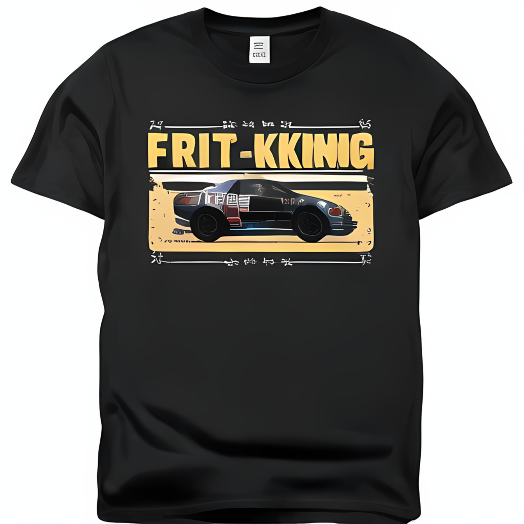 Vintage Japanese Racing Car t T-Shirt Design Print on Demand Graphi - Walmart.com