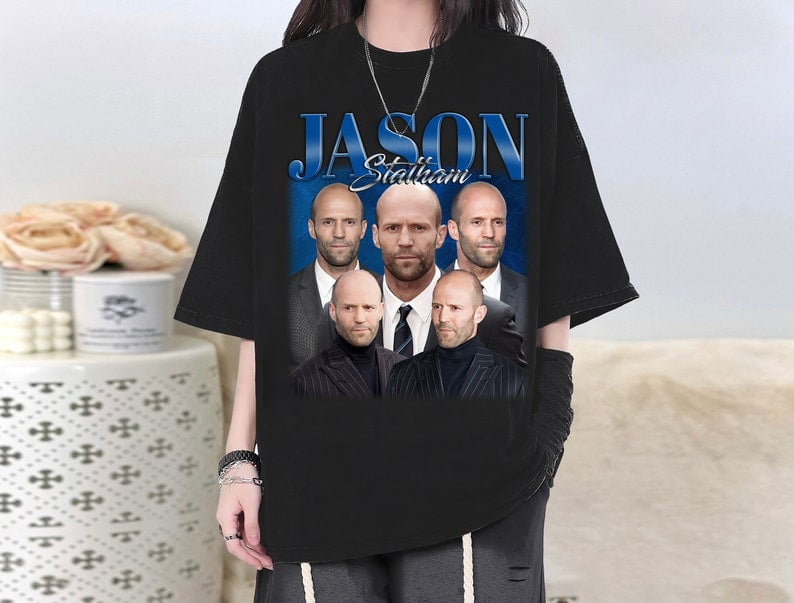Vintage Jason Statham Character T-Shirt, Jason Statham Tee, Jason ...
