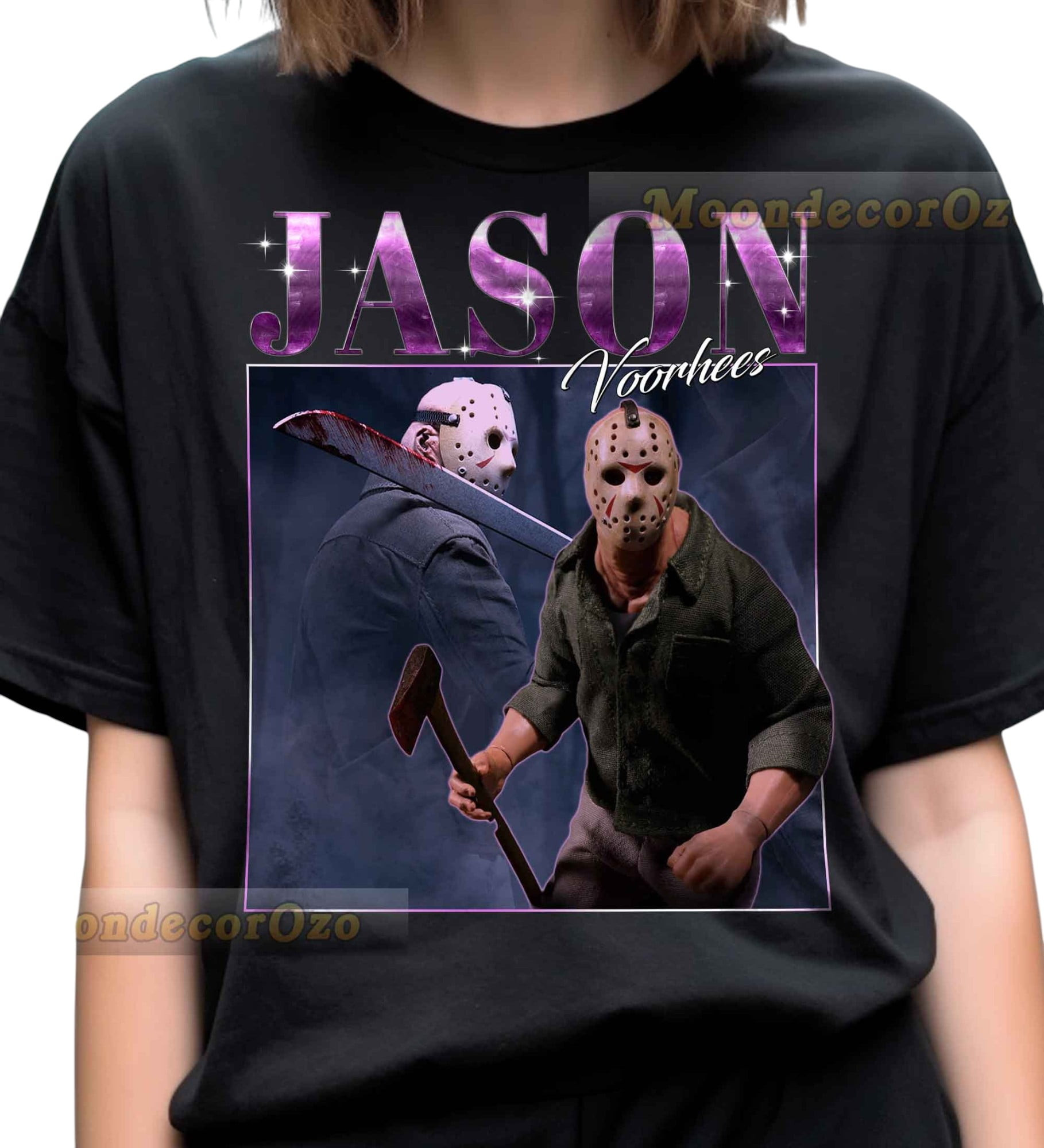 Vintage Jason Voorhees Tshirt, Jason Voorhees Rock Style Bootleg Tee ...