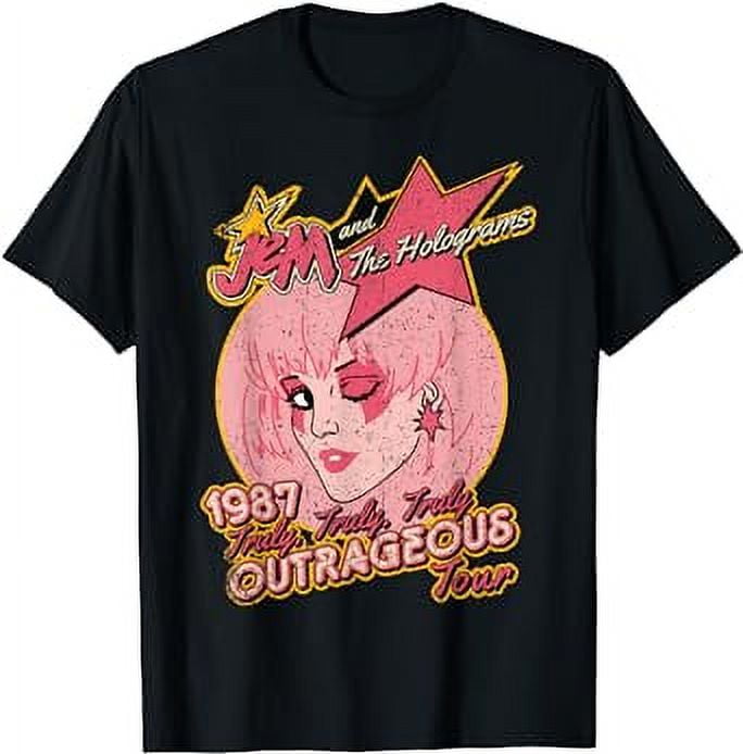 Vintage Jem Outrageous Tour T-Shirt - Walmart.com