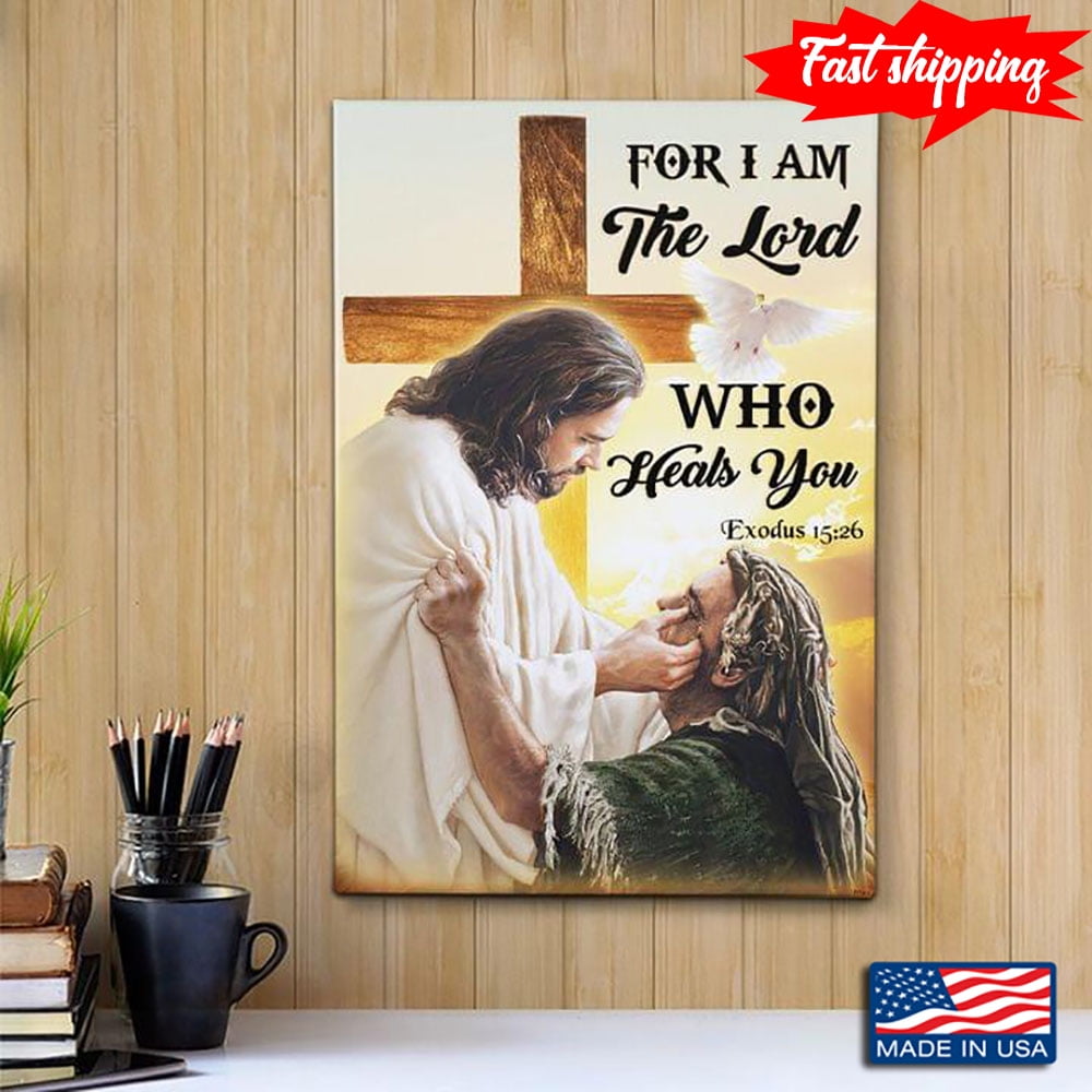 Vintage Jesus I Will Wipe Away All Your Tears Exodus 1526 For I Am The ...