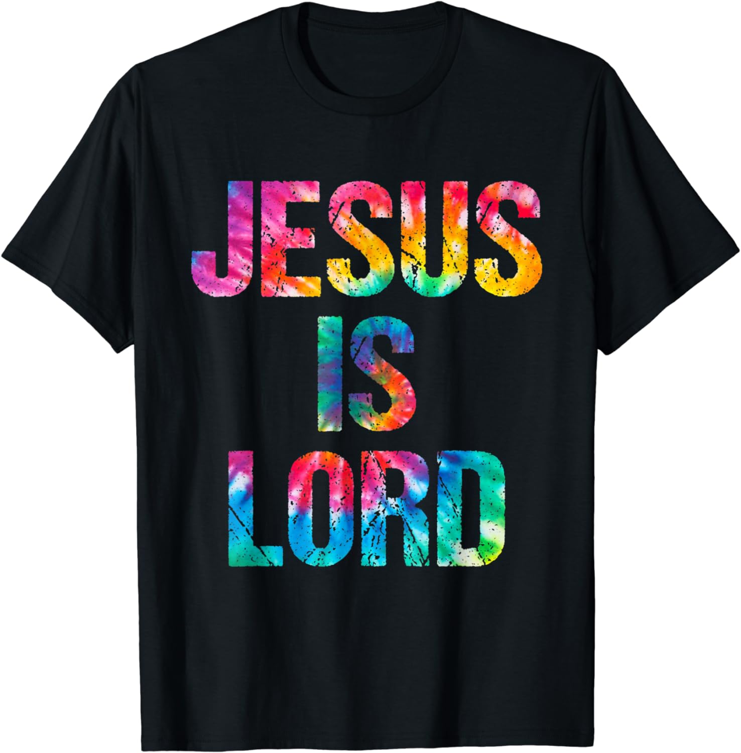 Vintage Jesus Is Lord Tie Dye Jesus Lovers Christian God T-Shirt ...