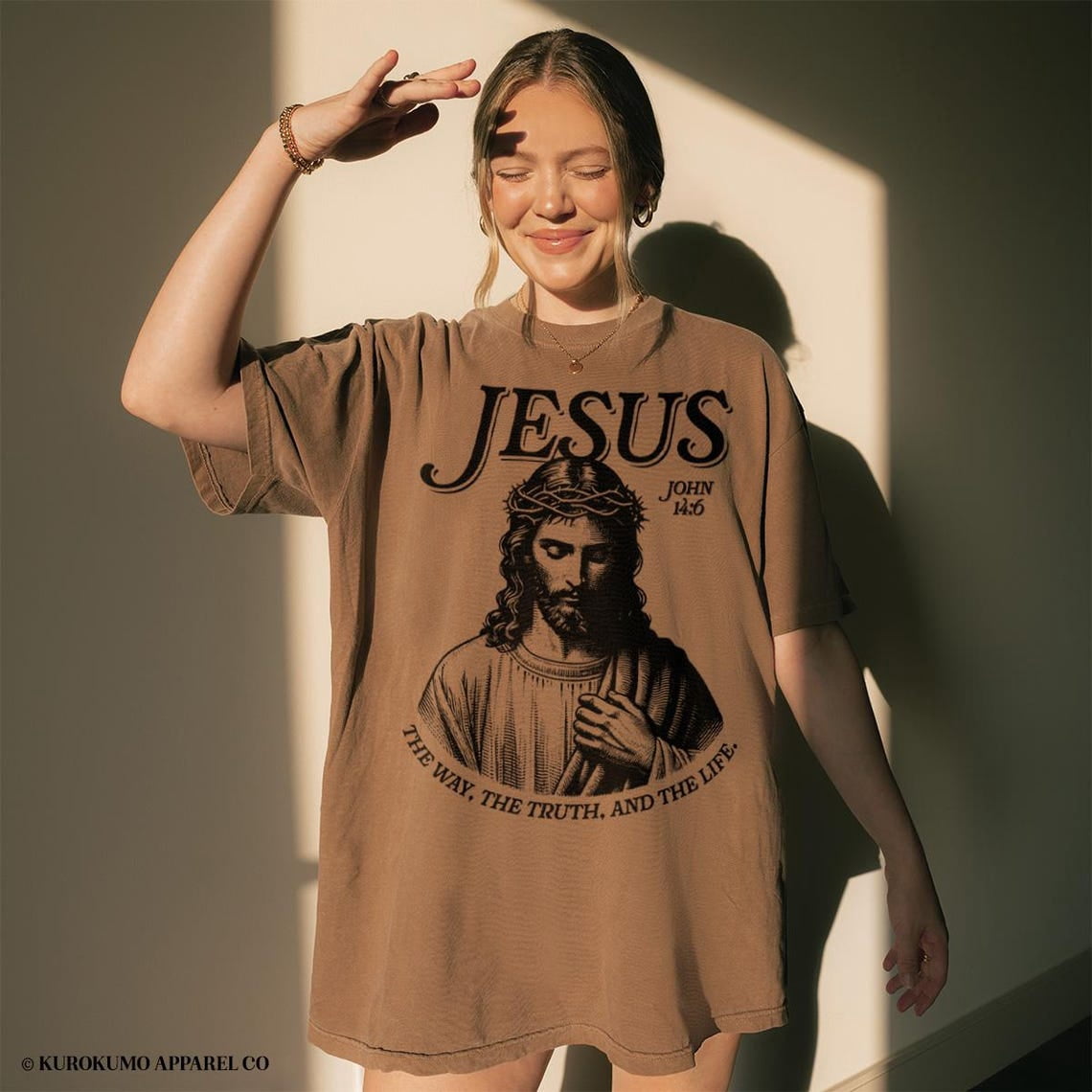 Vintage Jesus Shirt The Way The Truth The Life Bible Verse Tshirt ...