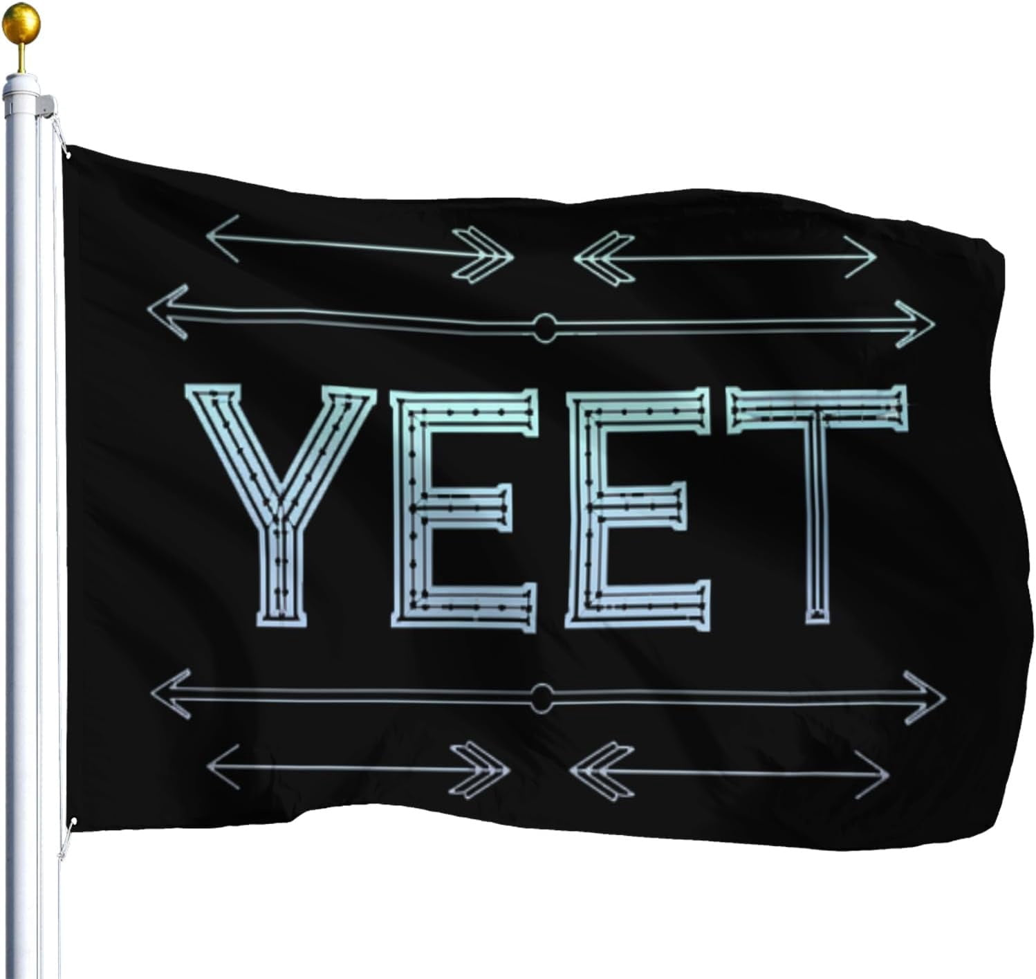 Vintage Jey Uso Yeet Apparels Saying Flags 3x5 Outdoor Trippy Tapestry ...