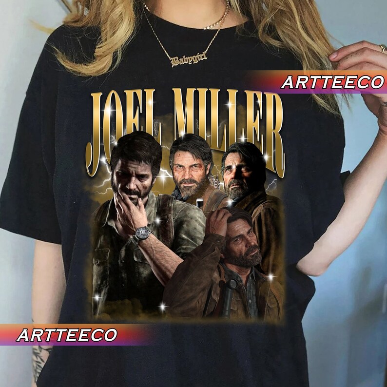 Vintage Joel Miller The Last Of Us Shirt, Joel Miller T shirt, Joel ...