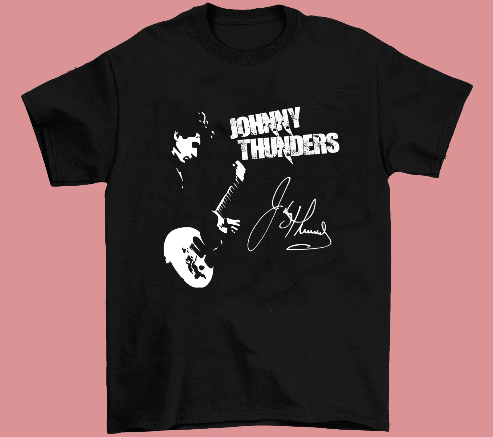 Vintage Johnny Thunders Signature Cotton Size S-2345XL Shirt | eBay ...