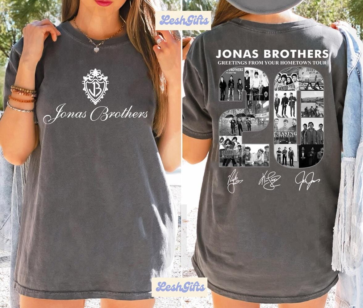 Vintage Jonas Brothers Tour Shirt, Greetings from your Hometown tour ...